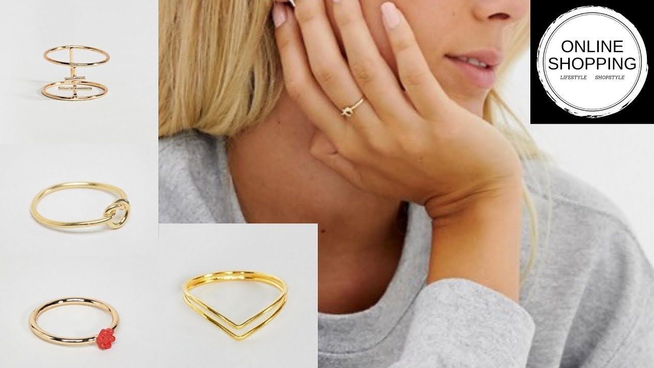 Simple Gold Ring Designs For Women/Ladies Gold Finger Ring - YouTube