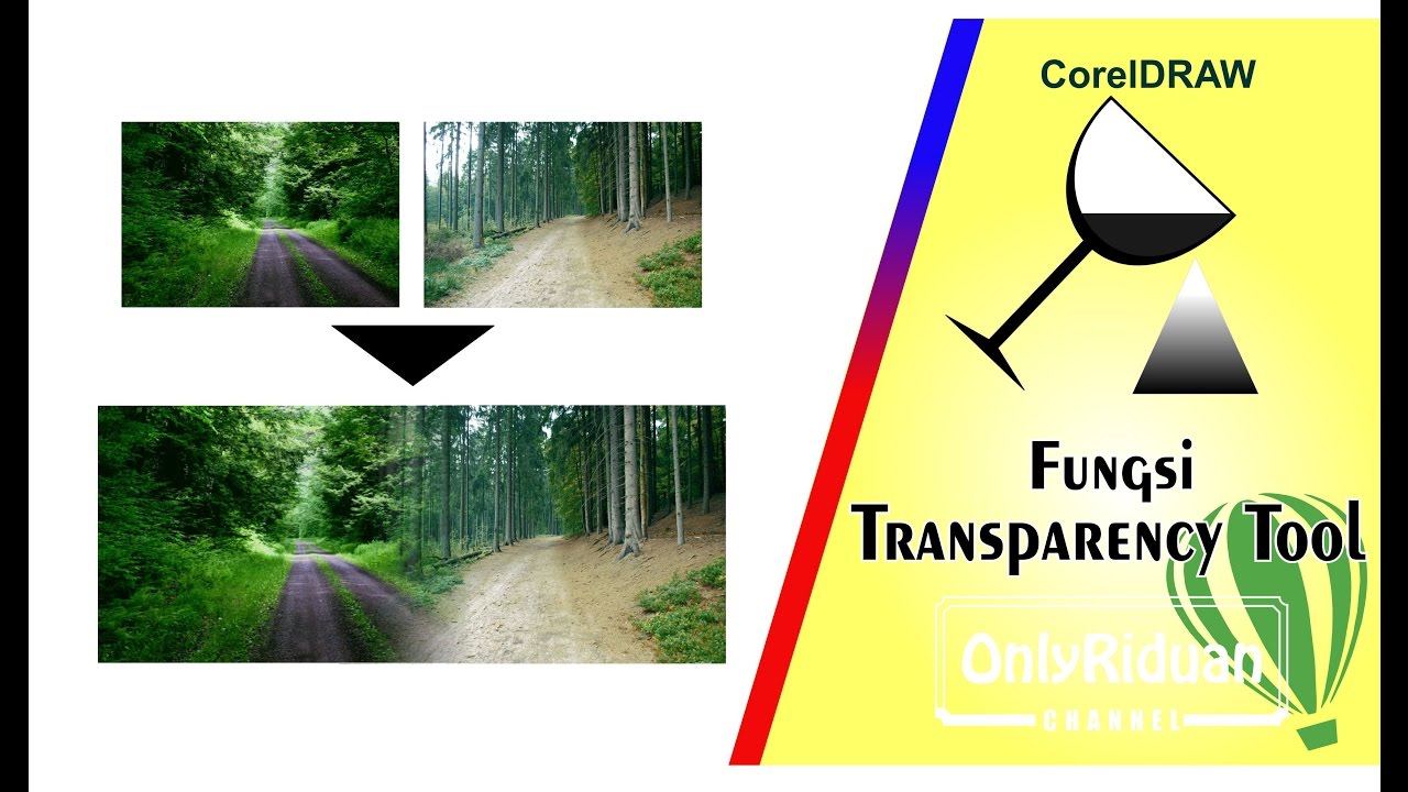 Cara Menggunakan Transparency Tool Di CorelDRAW Tutorial CorelDRAW Cara Menggunakan Transparency Tool Di CorelDRAW Tutorial CorelDRAW