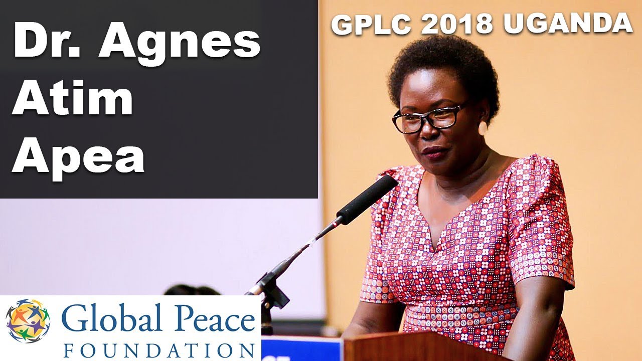 Dr. Agnes Atim Apea | Economic Empowerment For Peace In Uganda - YouTube