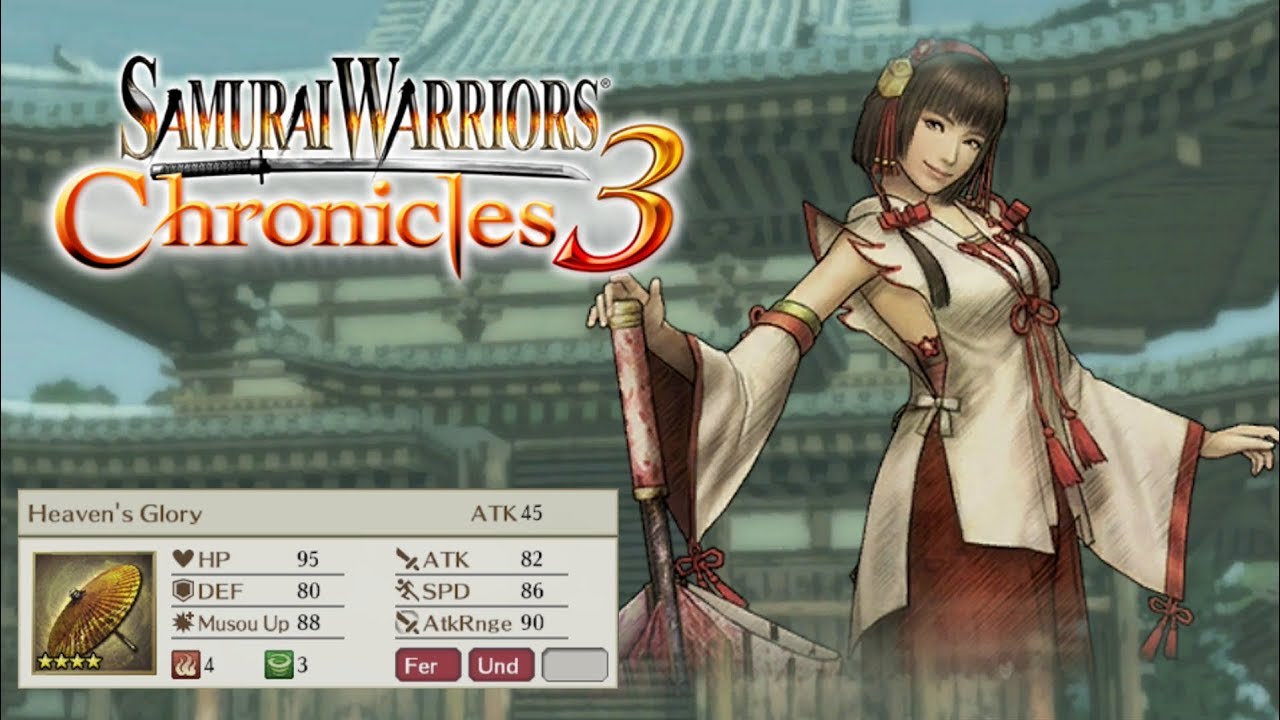 Okuni - Rare Weapon | Samurai Warriors Chronicles 3 - YouTube
