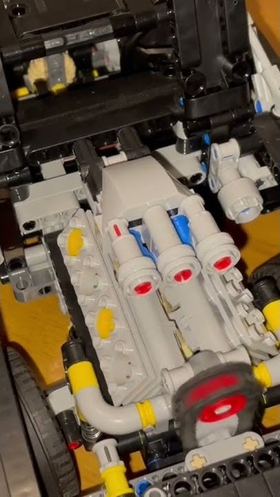Lego SuperCharged V8 - YouTube
