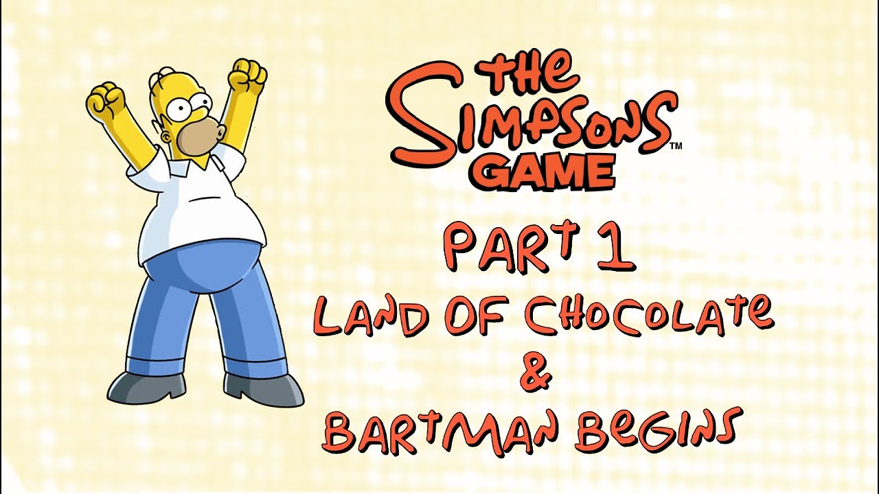 The Simpsons Game! One Of The Best Games I've Ever Played!(Part 1)Land ...