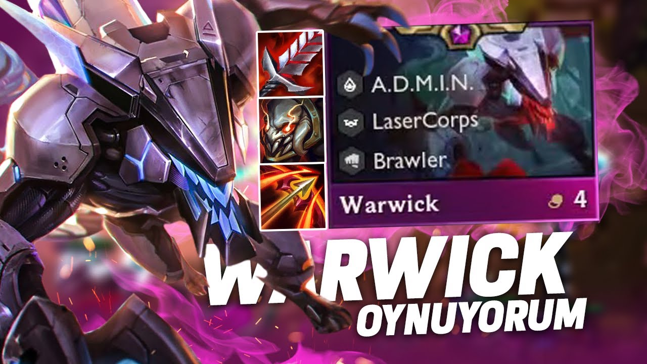 BEN WARWICK OYNUYORUM ARKADAŞ - LoL Taktik Savaşları - YouTube