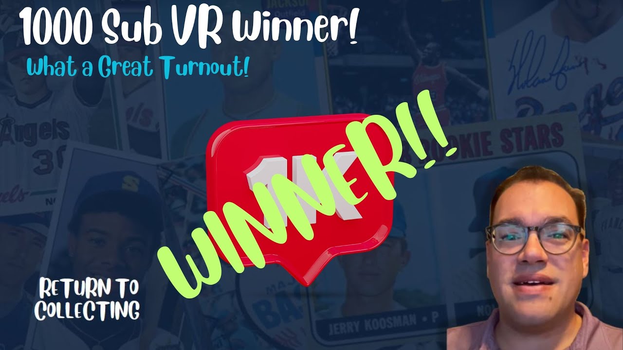 Winner of My 1000 Sub VR!! - YouTube