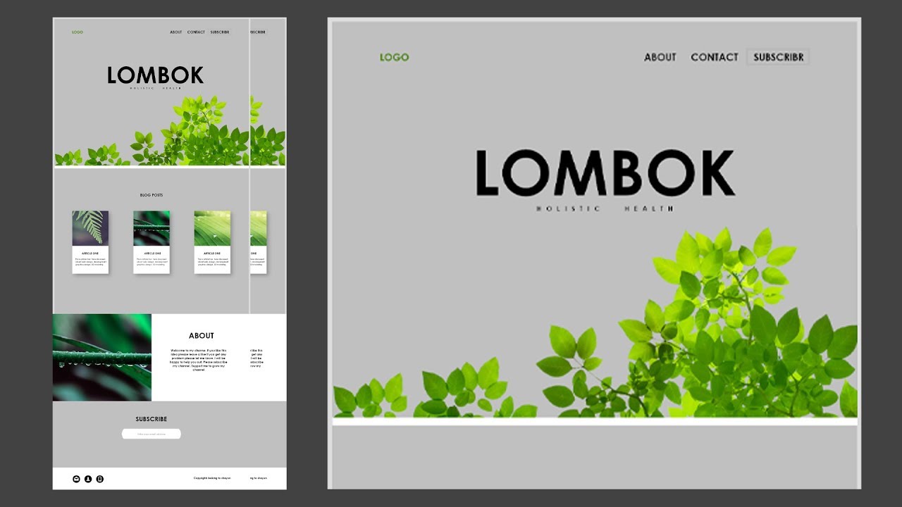 How to Design a Website in GIMP - Learn Web Design With Gimp - YouTube