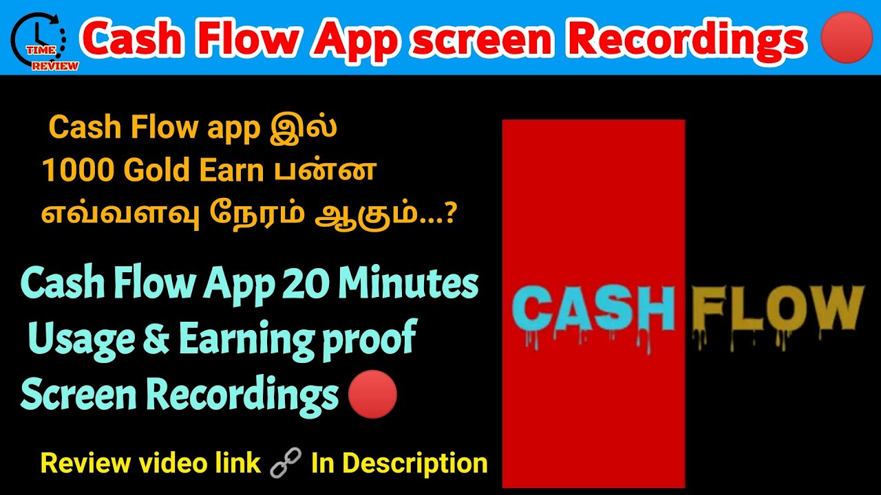 Cash Flow App usage Recording ⏺ Full review video link in Description 👇 ...