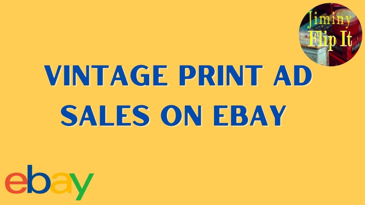 Print Ad Sales On eBay - 3rd Week In May 2024 - YouTube