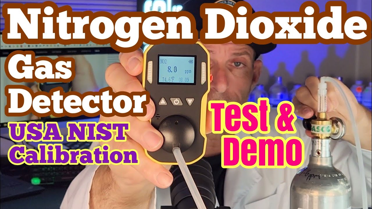 Nitrogen Dioxide Detector (NO2 Gas Monitor) - YouTube