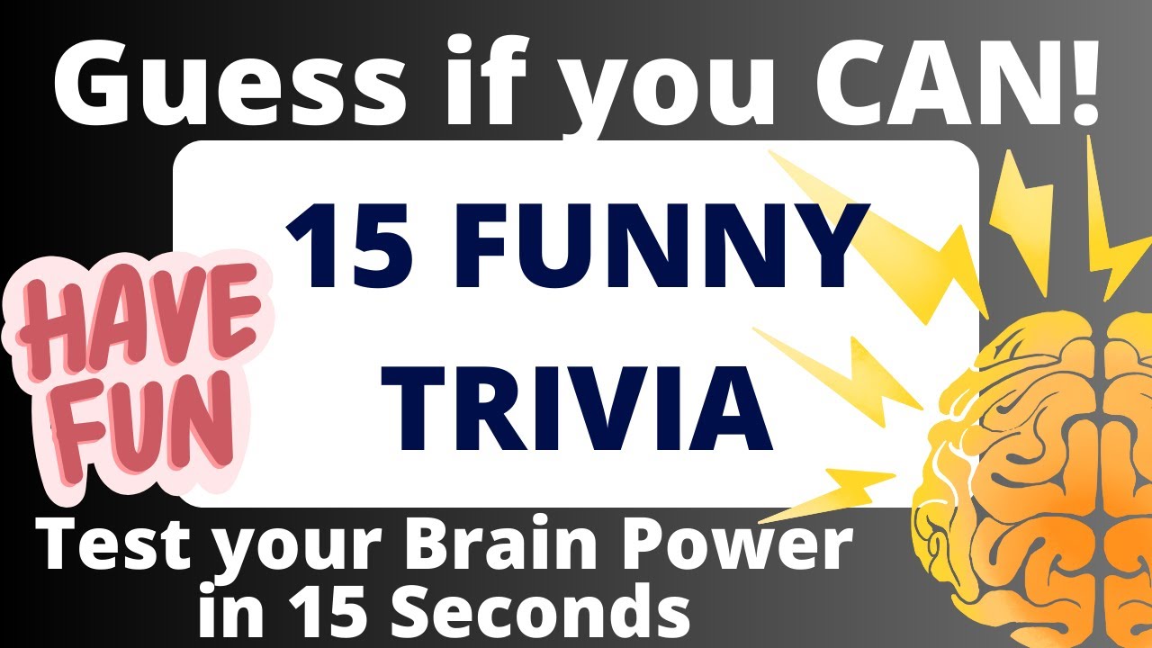 15 Logical Tricky Funny Trivia |Only a genius can answer these |Test ...