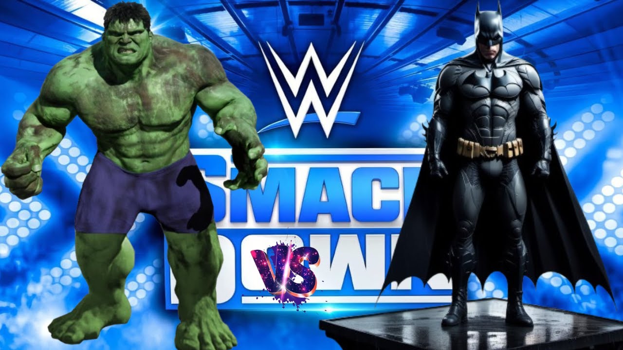 FullMatch: Batman Vs Hulk One Vs One Match SmackDown Today Live - YouTube