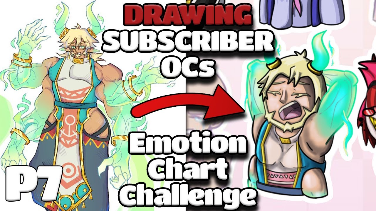 Drawing Subscriber's OC's As Different Emotions! (with @DempseyJ) - YouTube