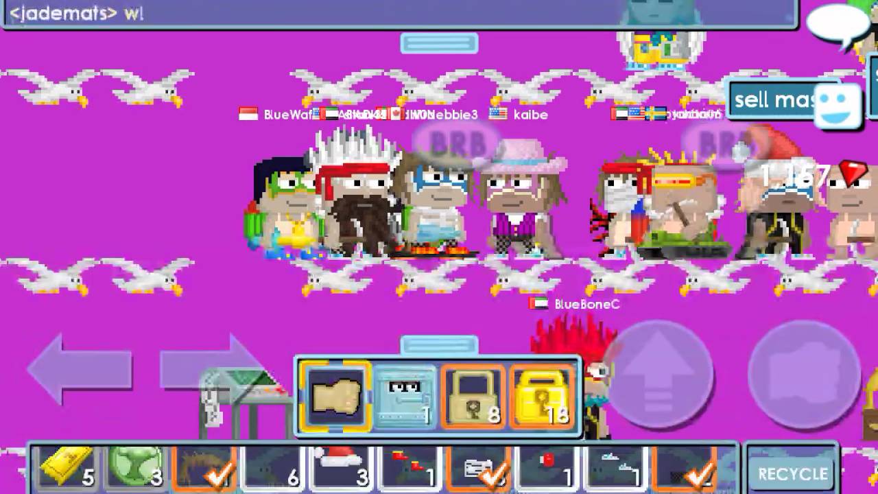 Growtopia Buying New set - YouTube