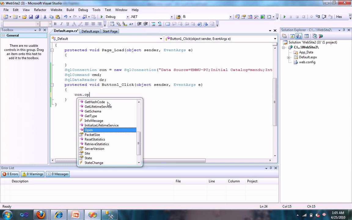 Registration Page in ASP NET (www.mendublog.blogspot.com) - YouTube