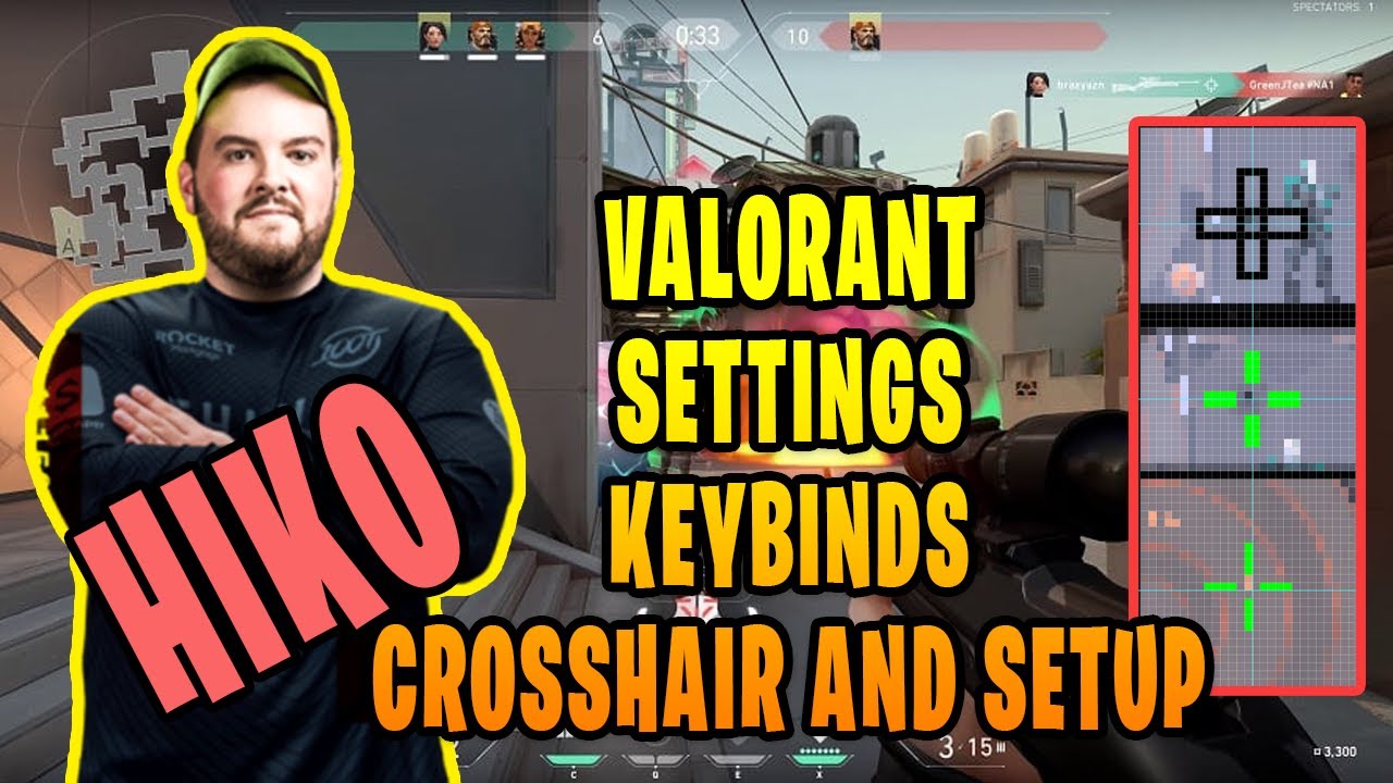 Hiko Valorant Settings Sensitivity Keybinds Crosshair and Setup ...
