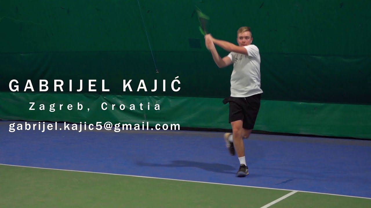 Gabrijel Kajic- College tennis recruiting video - YouTube