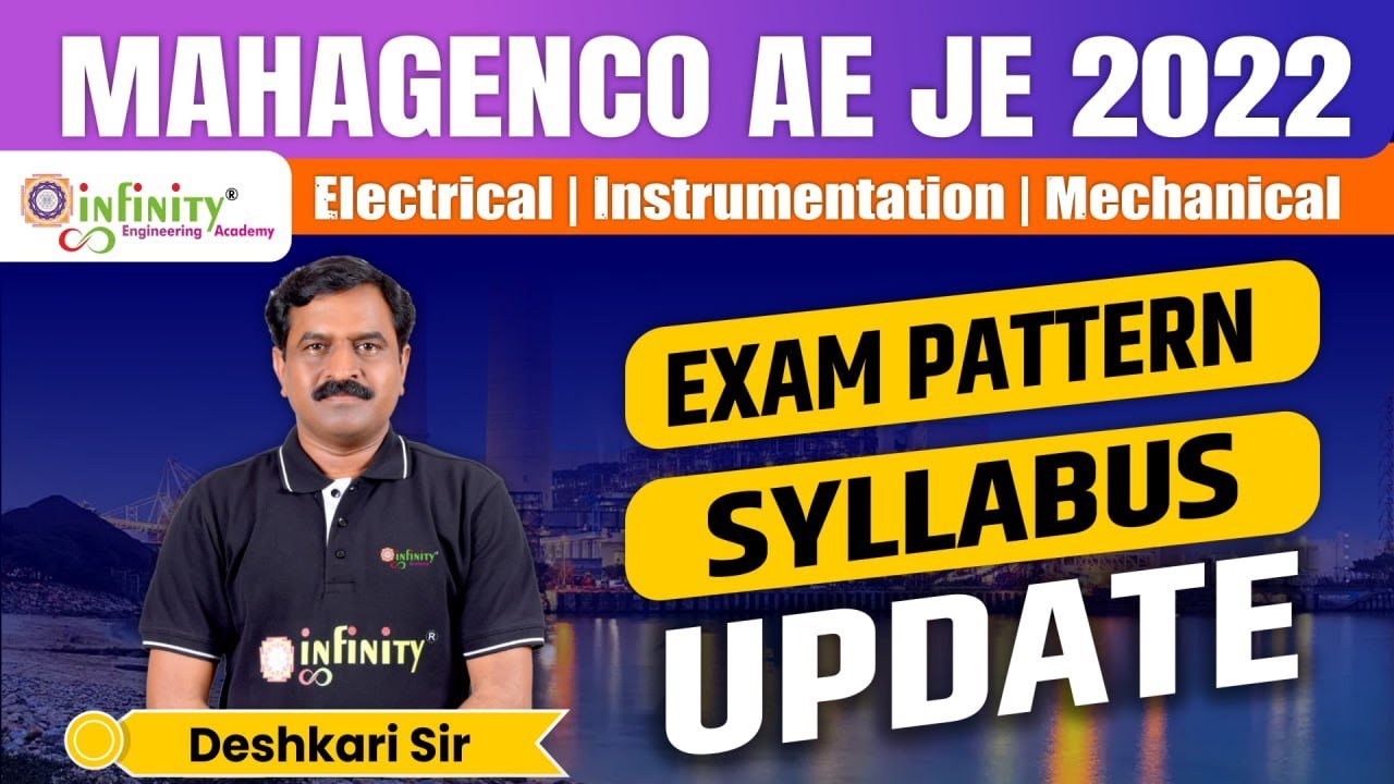 mahagenco AE JE Syllabus | mahagenco exam pattern | mahagenco electrical syllabus | #mahagenco ...