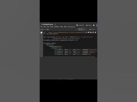 Live stock data visualisation with google colab - YouTube