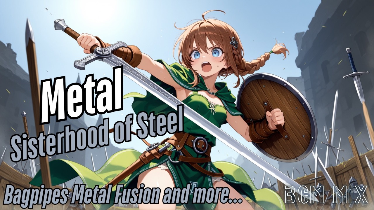 [1 Hour][Bagpipe Metal] Sisterhood of Steel: 60 Min of Metal with ...