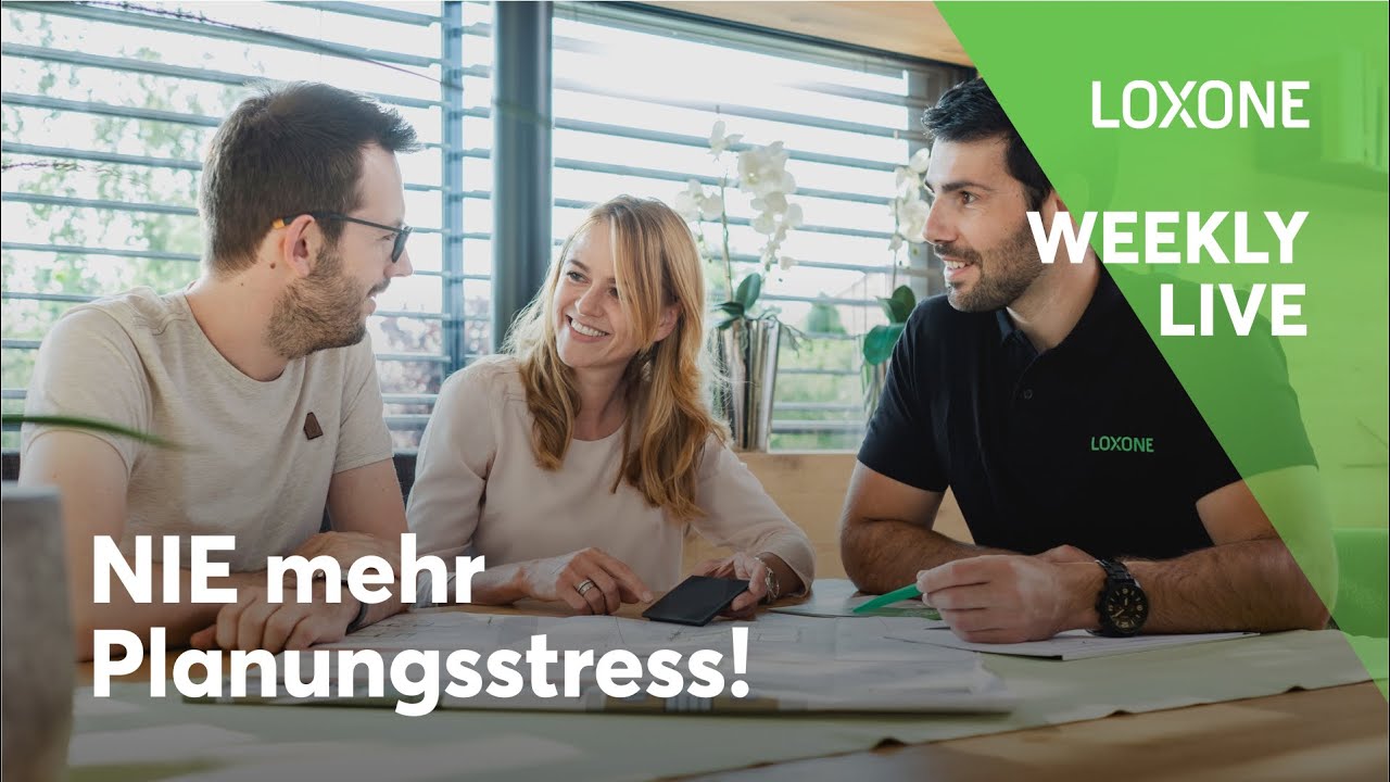 SMART HOME planen wird zum Kinderspiel, mit der Autoplanung von Loxone! | Weekly Live #11 - YouTube
