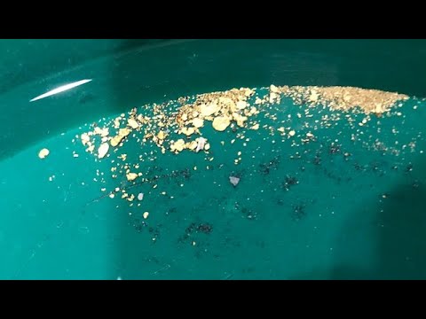 Gold Panning on Lynx Creek Arizona January 2019 - YouTube