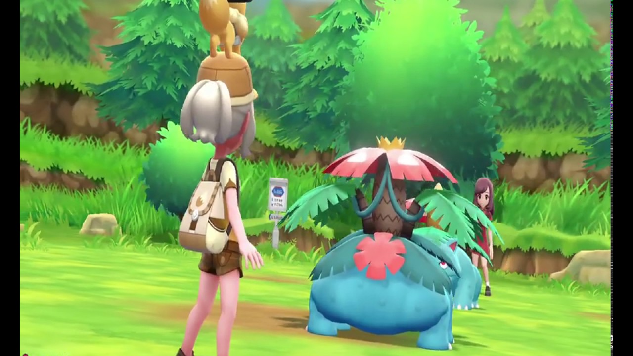 Pokemon Lets Go Eevee - Master Trainer Venusaur - YouTube