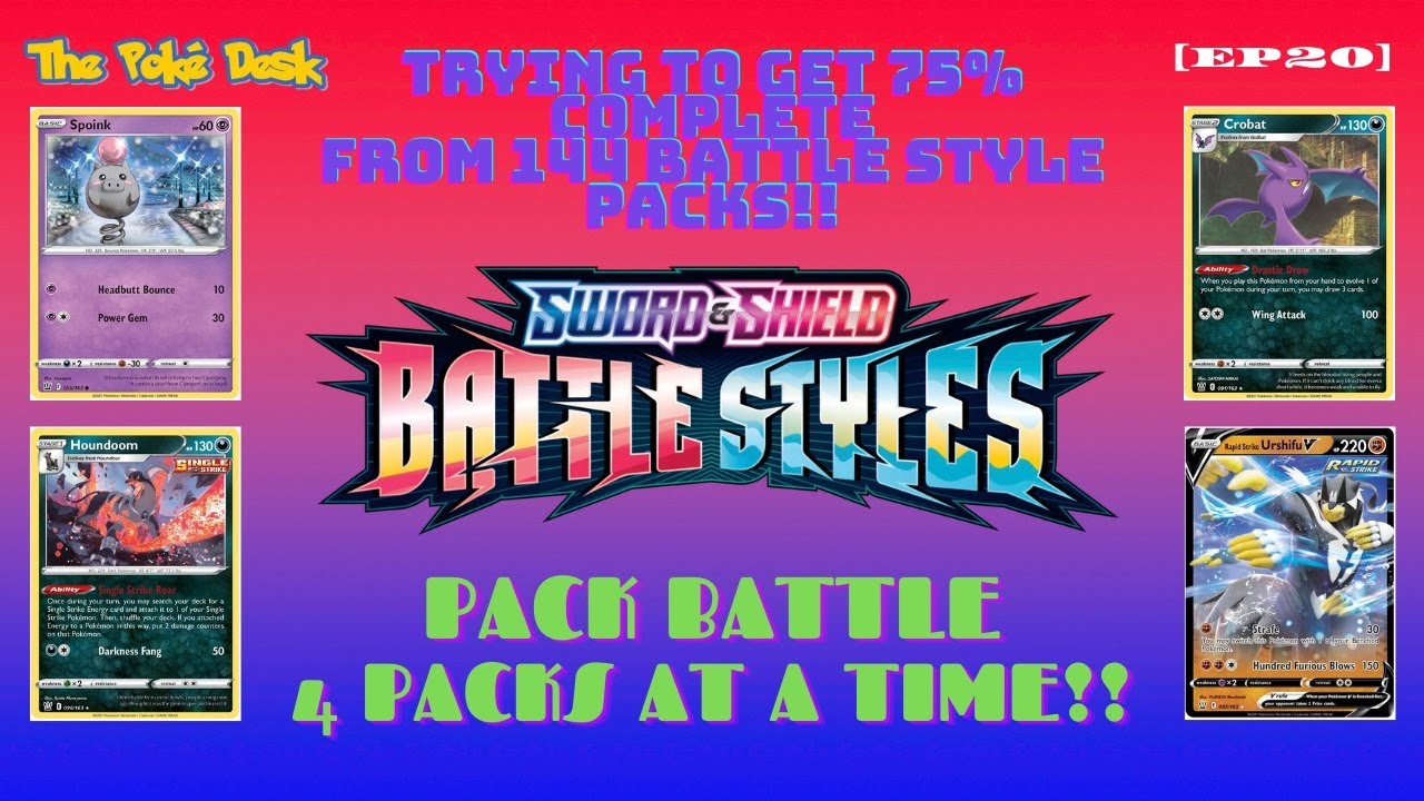 🌟Battle Styles-Another Pack Battle with Rapid Strike ETB Vs. Sleeved ...