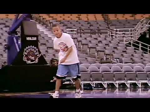 Throwback Element: Seth Curry & Steph Curry Shooting pre-game in TOR as Children