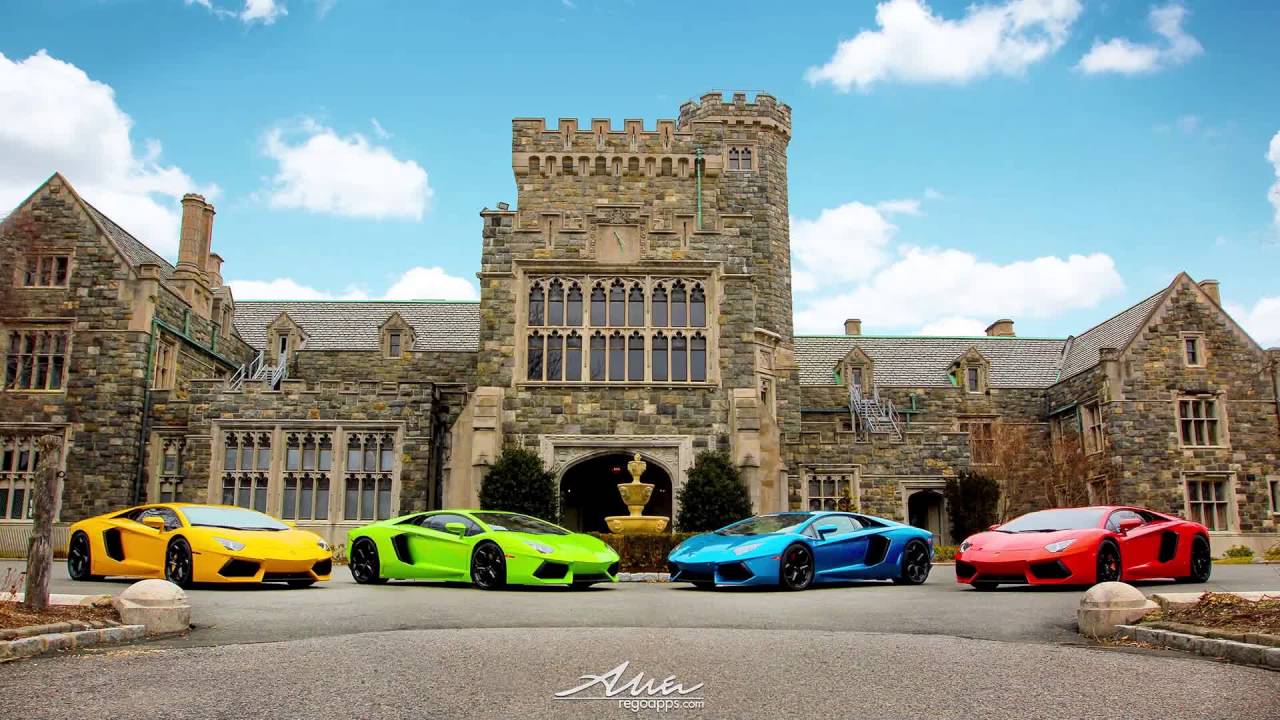 EPIC Lamborghini Aventador Adventure - YouTube