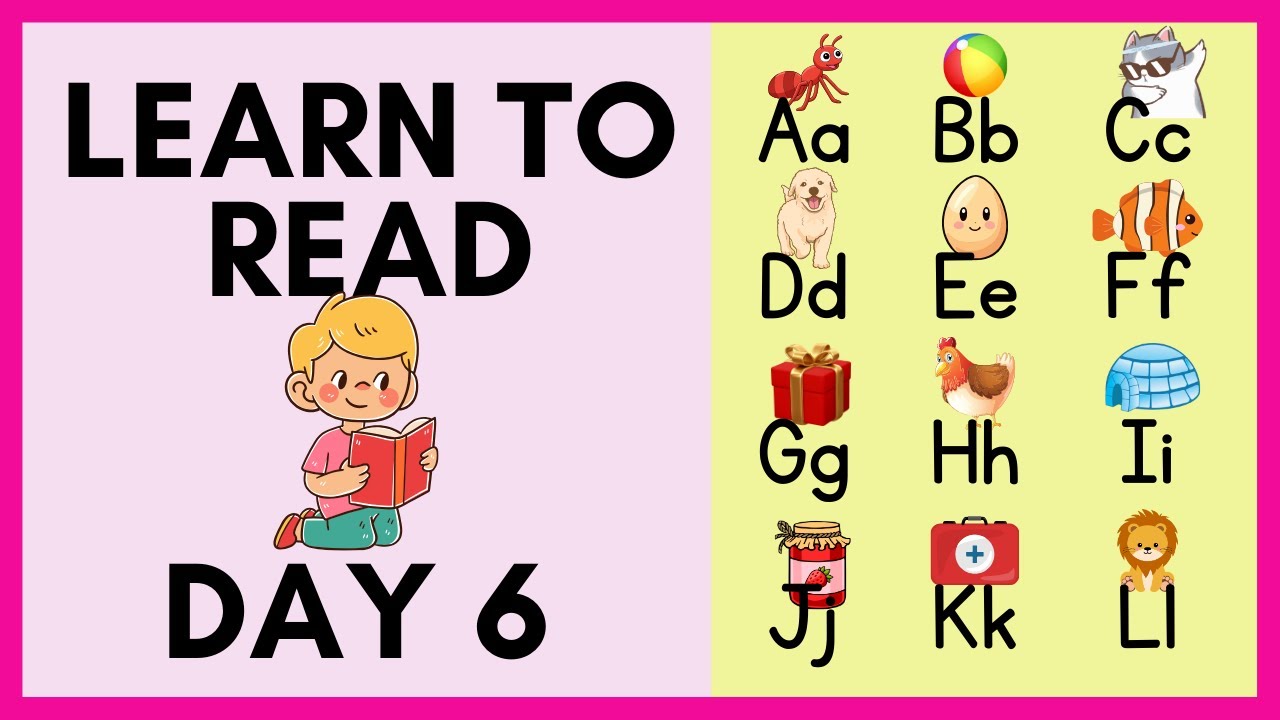 Steps in Reading DAY 6 -- Learn to Read -- Letter Sounds with Word ...