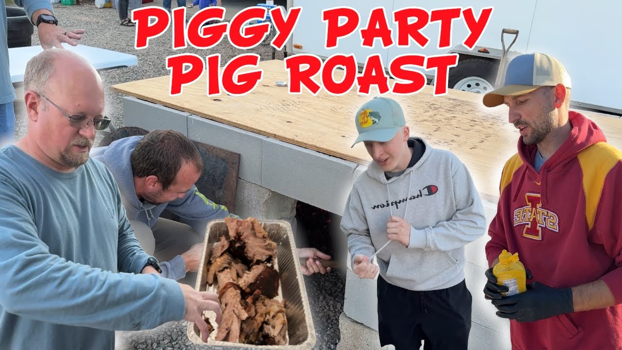 Homemade Hog Roast - Iowa Style | Piggy Party Vol.1 - YouTube