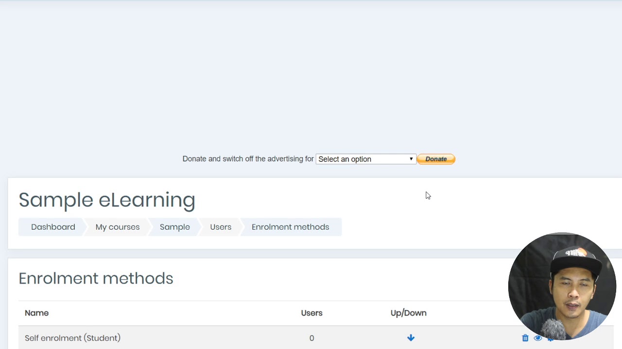 moodle basic for beginner - how to use enrollment key (tagalog) - YouTube