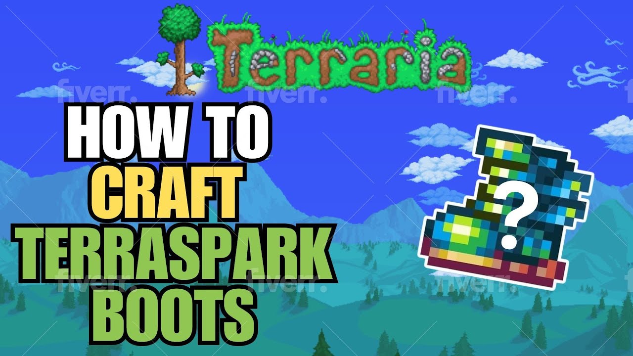 Terraria Crafting Guide: How to Craft Terraspark Boots! - YouTube
