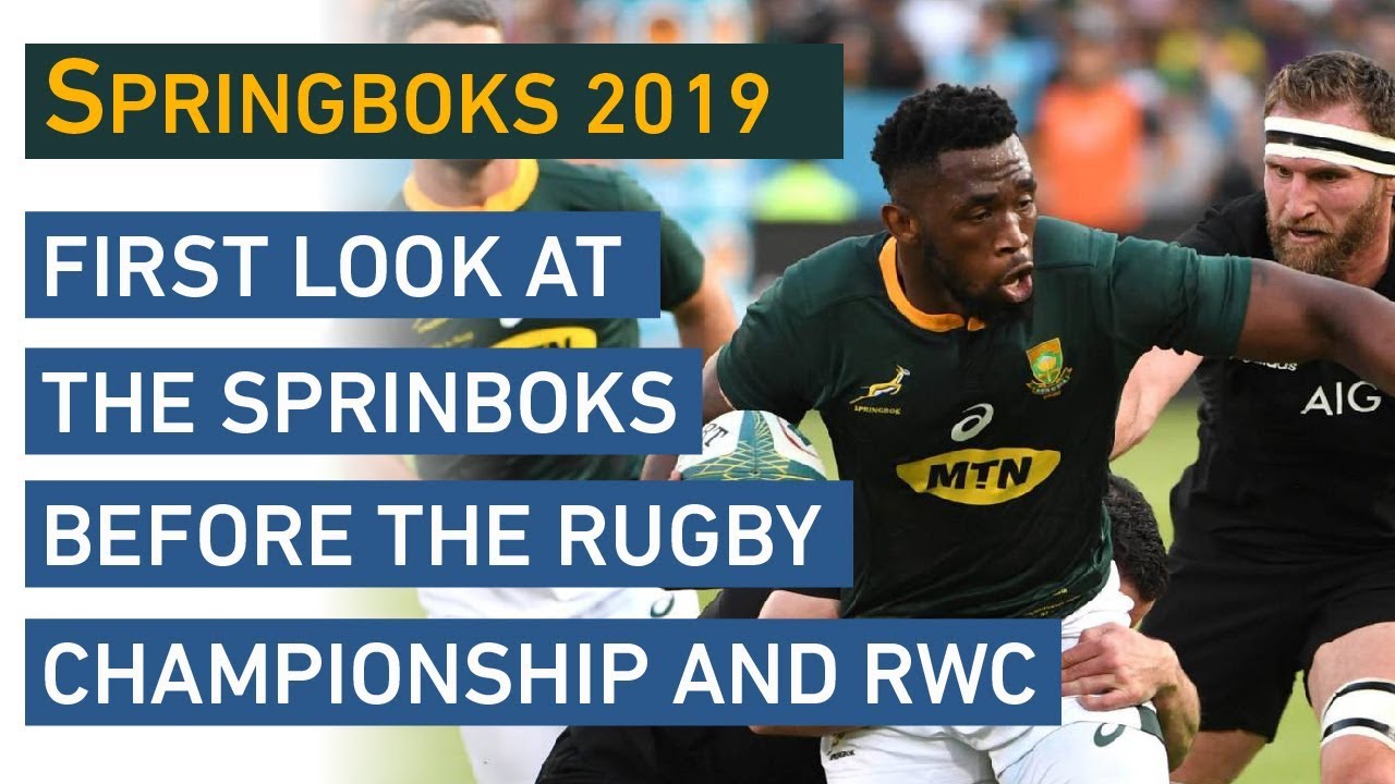 First Look At The Springboks 2019 - YouTube