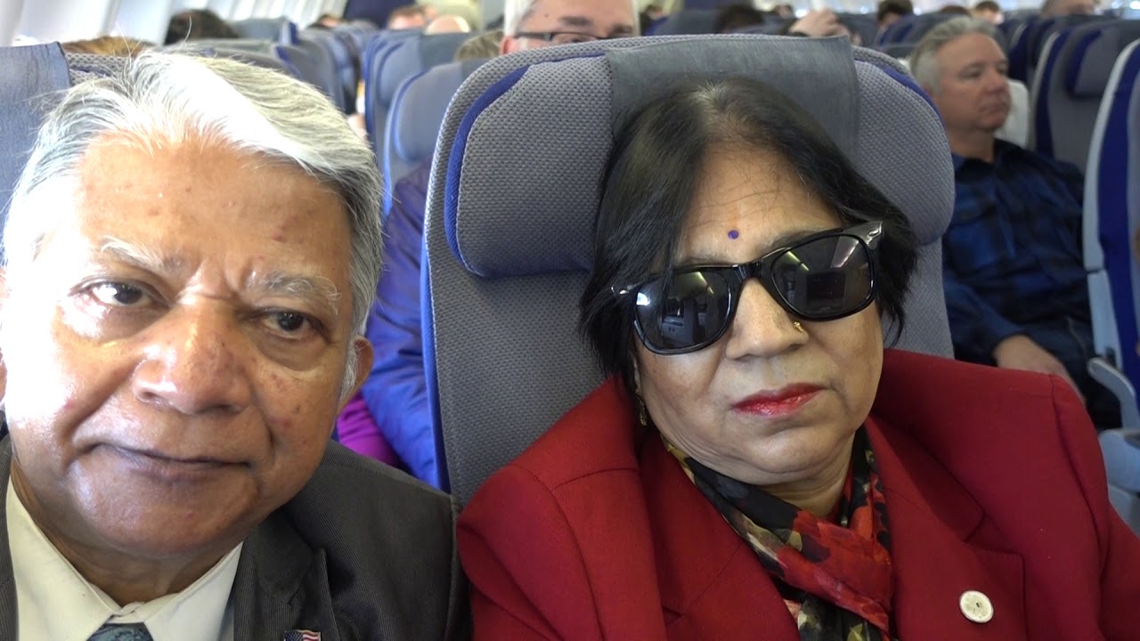 BDMV 104 Aruna & Hari Sharma Boarded Lufthansa Flight LH490 at ...