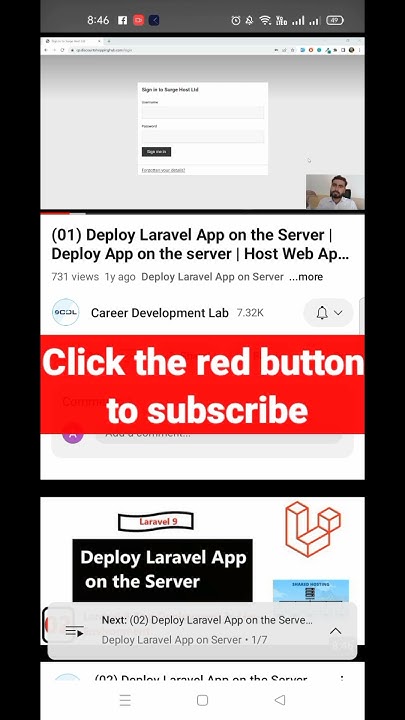 Deploy Laravel App on the Server - YouTube