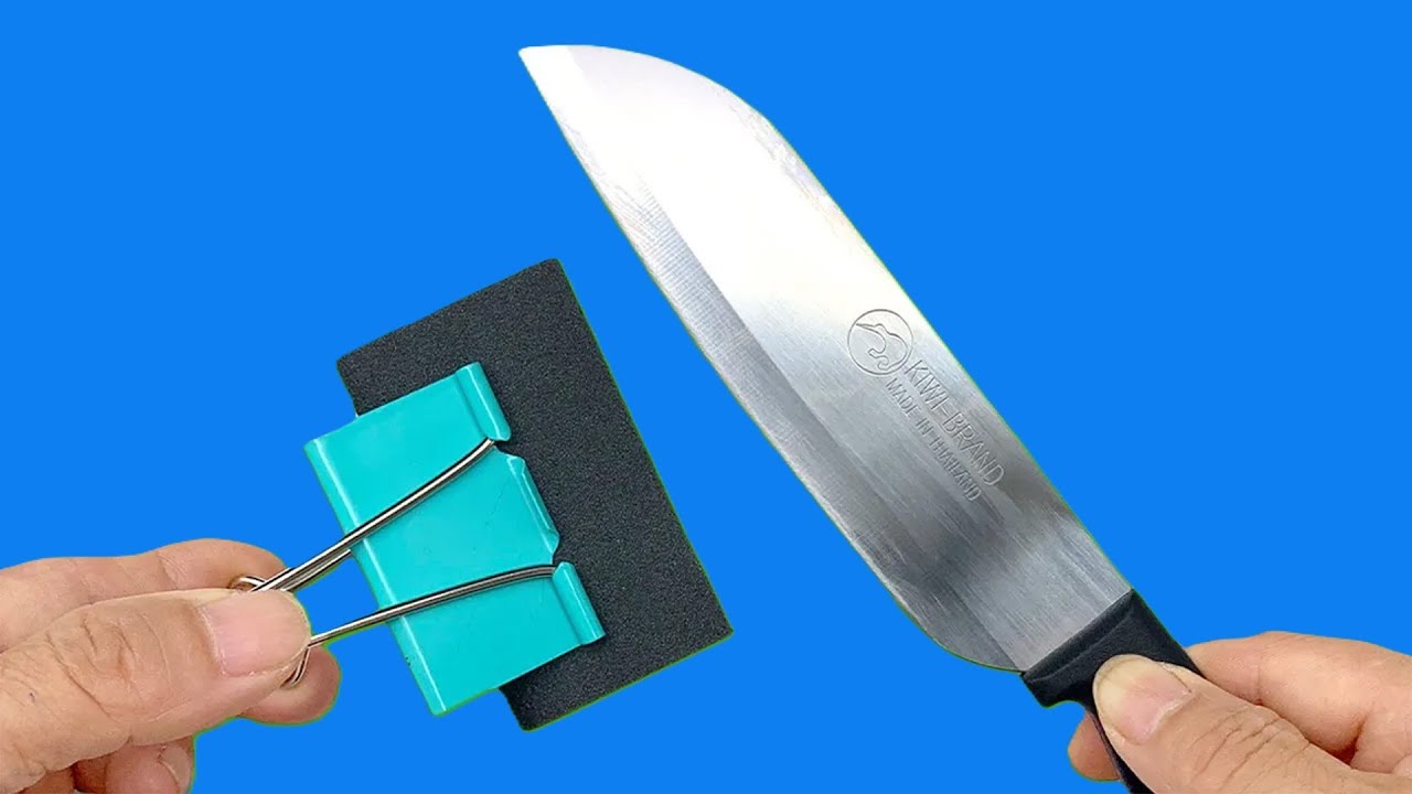 A Knife As Sharp As A Razor, How To Sharpen A Knife In One Minute, With ...
