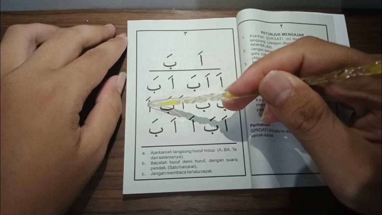 Belajar membaca Al Qur'an dengan menggunakan metode qiroati jilid 1 - 5 part 1 - YouTube