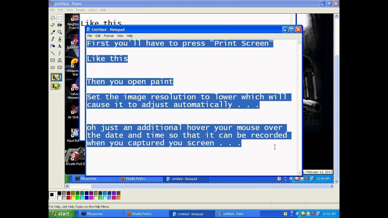 How to capture your Screen/Print screen - YouTube