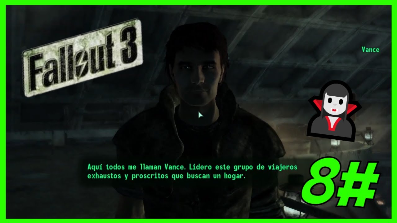 El escondite de los vampiros🧛‍♀️ | Fallout 3 | 8# - Gameplay Español ...
