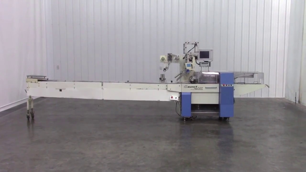 Fuji Formost FW3400 Horizontal Flow Wrapper - YouTube