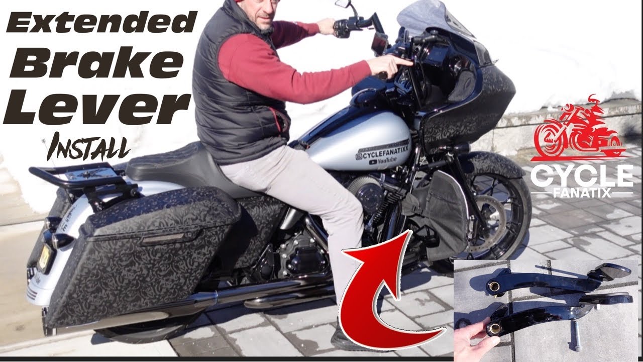 KURYAKYN TOURING EXTENDED BRAKE LEVER / 2020 ROAD GLIDE SPECIAL - YouTube