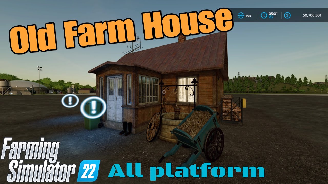 Old Farm House / Mod for all platforms on FS22 - YouTube