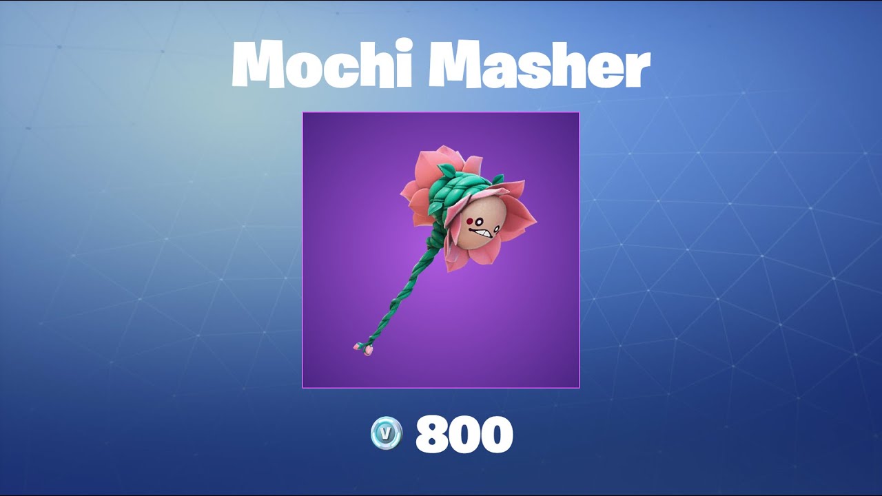 Mochi Masher | Fortnite Pickaxe - YouTube