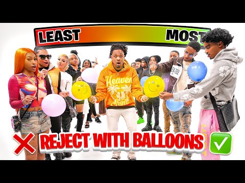 Pop The Least Attractive Persons Balloon Or Find Love! *Girls edition*