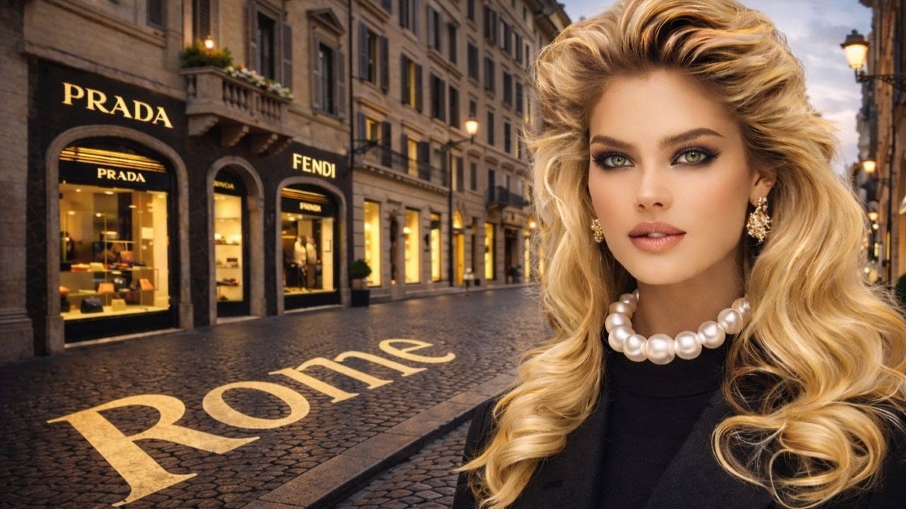 Rome Street Style: Luxury Shopping and People Strolling Through the ...