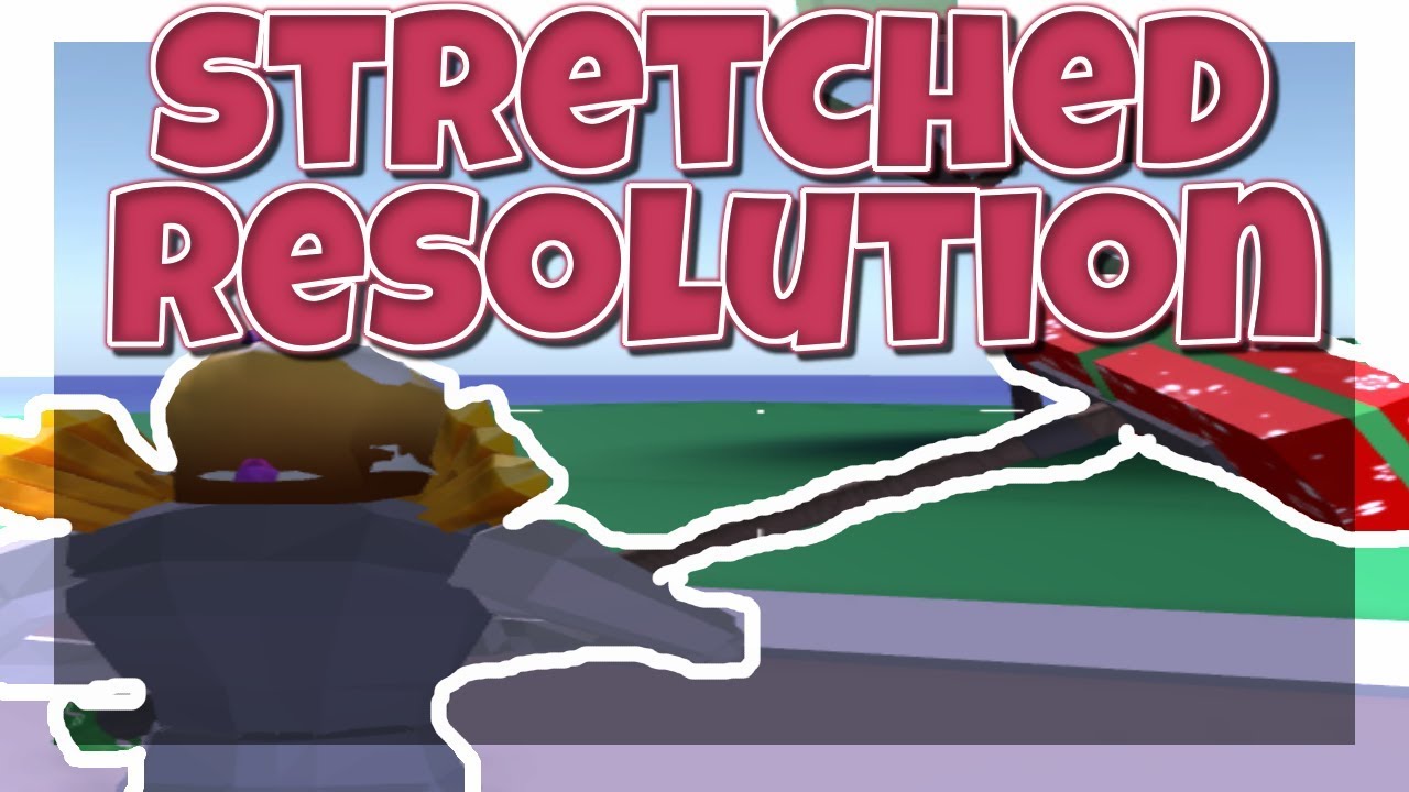 fortnite in roblox with a stretched resolution (Strucid) - YouTube