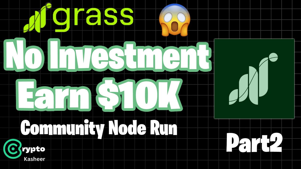 Get grass airdrop | Community Node run | No Investment | Absolutely ...