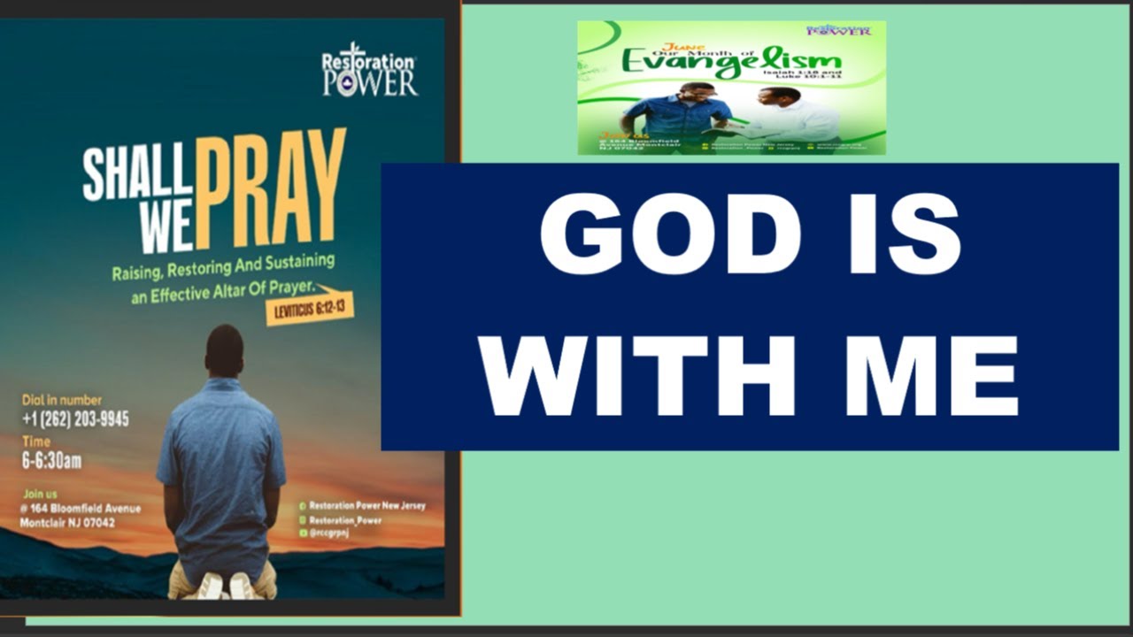 SHALL WE PRAY: GOD IS WITH ME! - YouTube