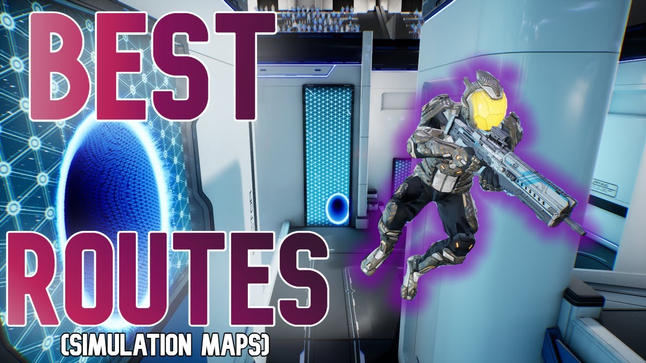 BEST Portal Rush Routes For ALL Simulation Maps In Splitgate - YouTube