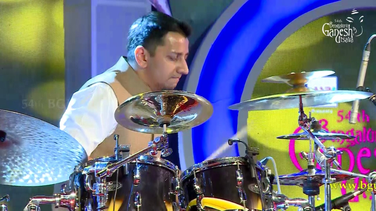 'Darshan Doshi' drums solo performance @ 54th Bengaluru Ganesh Utsava ...